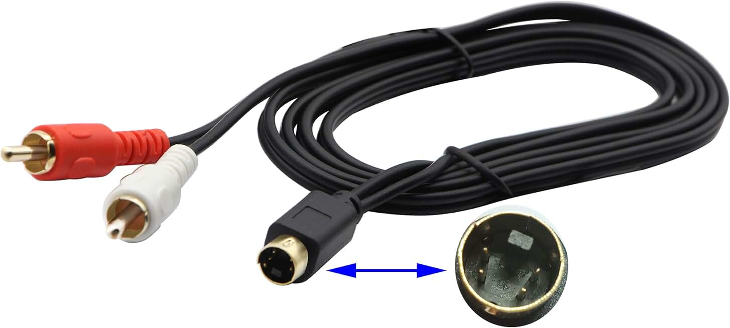 Amazon.co.uk: mini Din to RCA connector