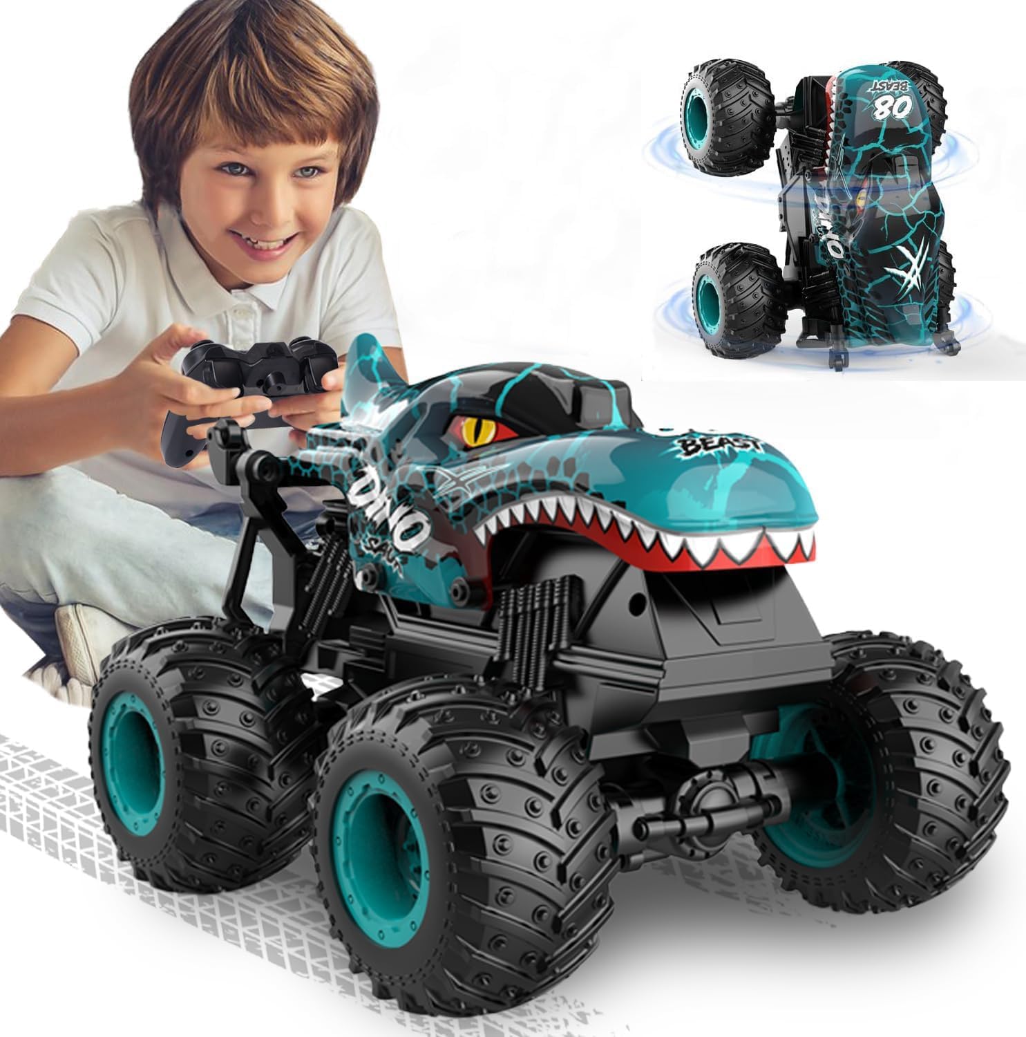 Remote Control Monster Car, 2.4GHz All Terrain Remote Control Monster ...