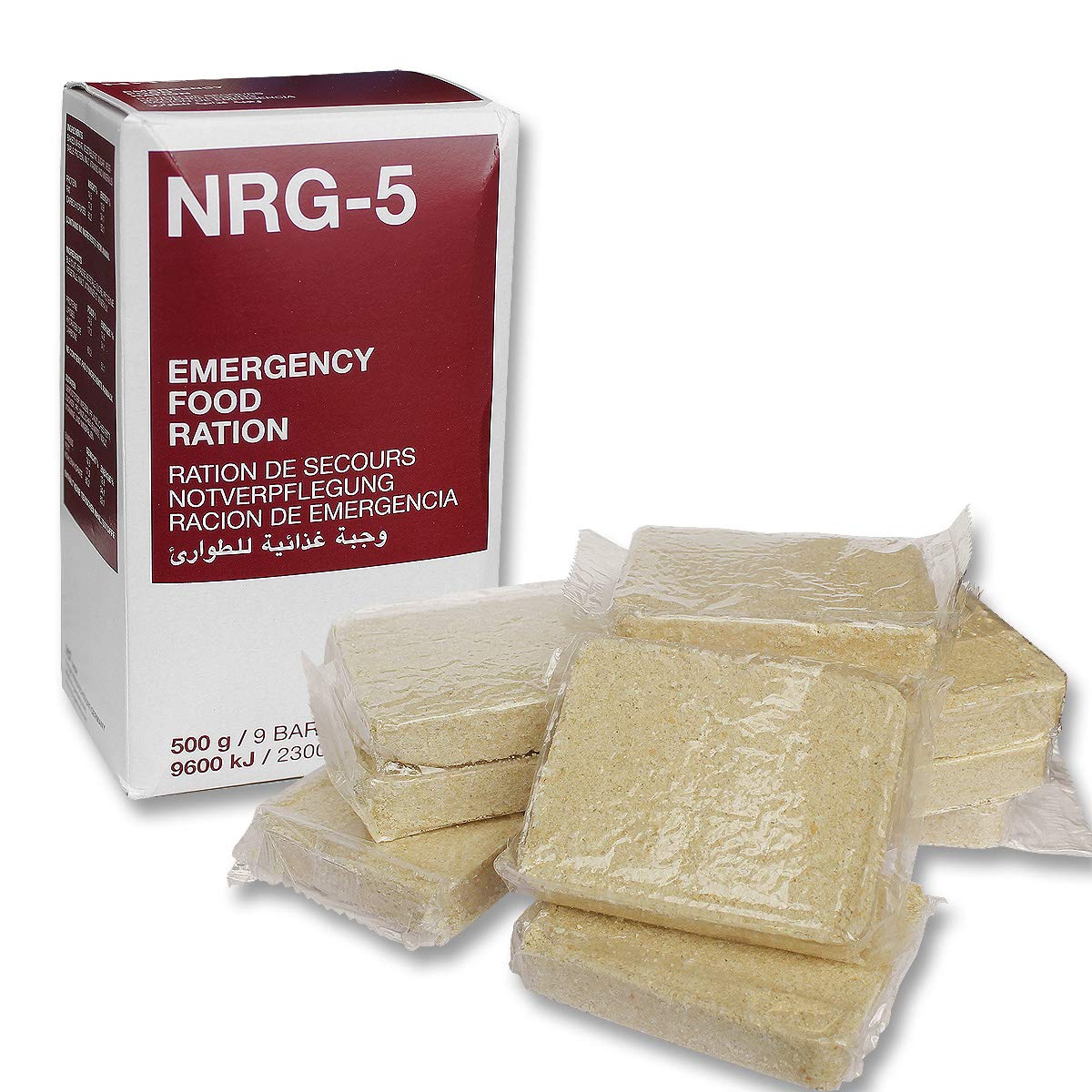Rations Emergency Food Bar Nrg 500 G Pack Outdoor Prepper | Desertcart ...