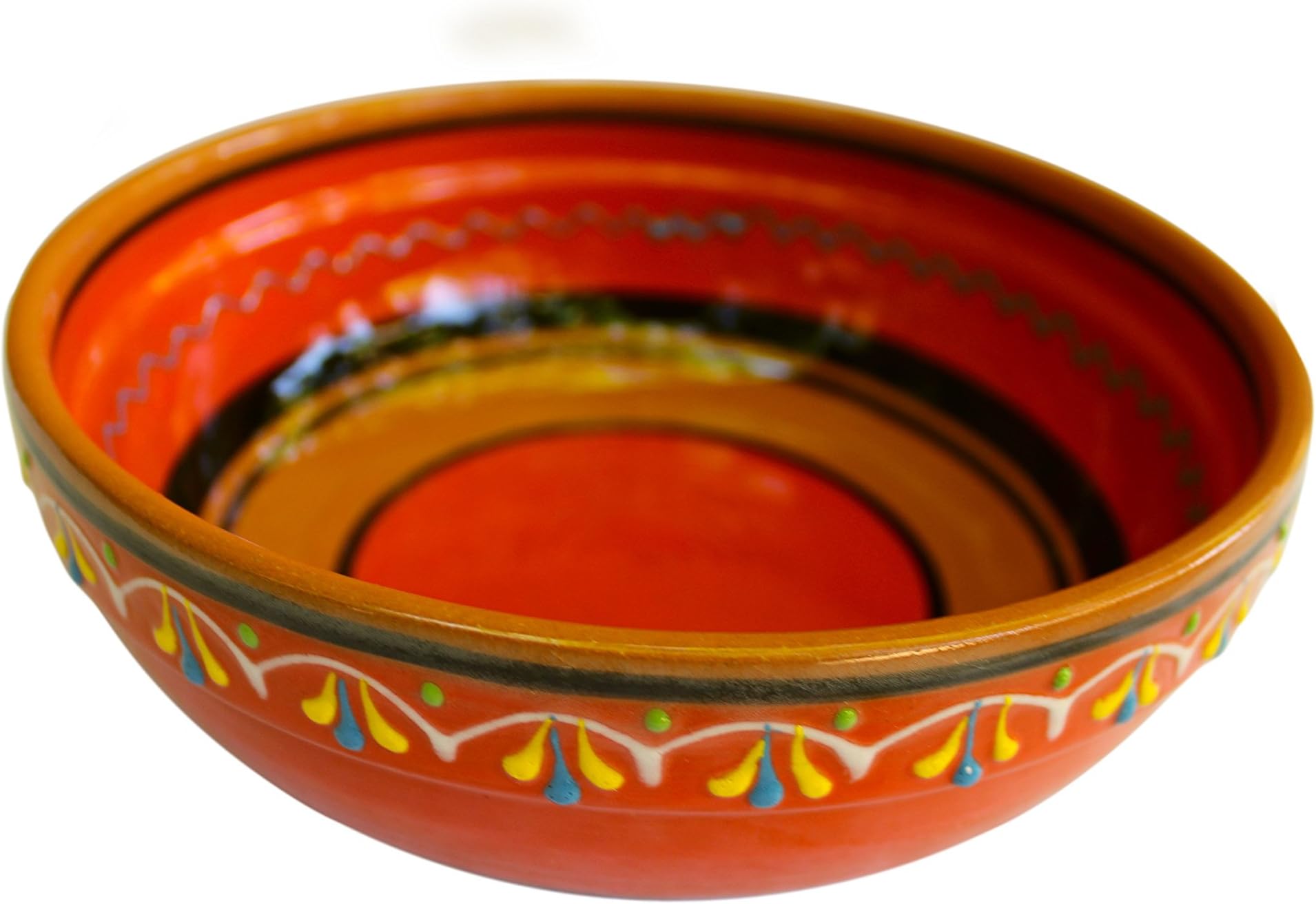 Amazon.com | Handmade Talavera Mexican Pottery Salsa Bowl - Unique Oval ...