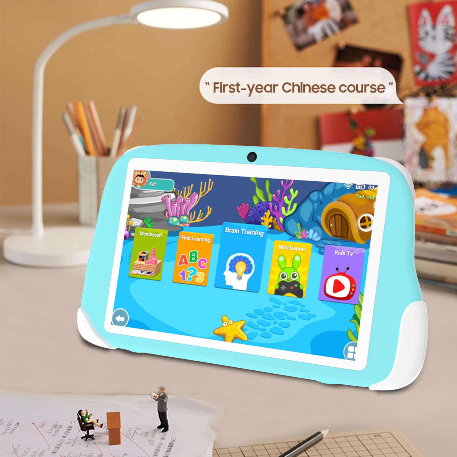 Snapklik.com : 8 Inch Kids Tablet, Quad Core Android 12 Toddler Tablets ...