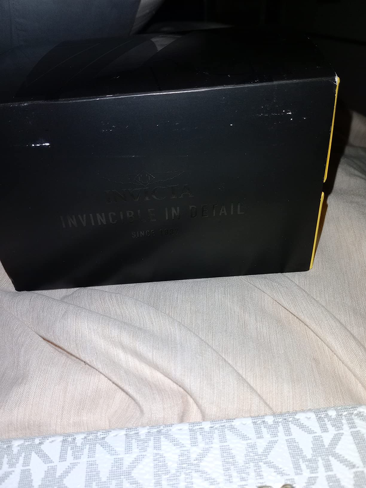 $17/mo - Finance Invicta Men's 1270 Specialty Chronograph Gold Dial 18k ...