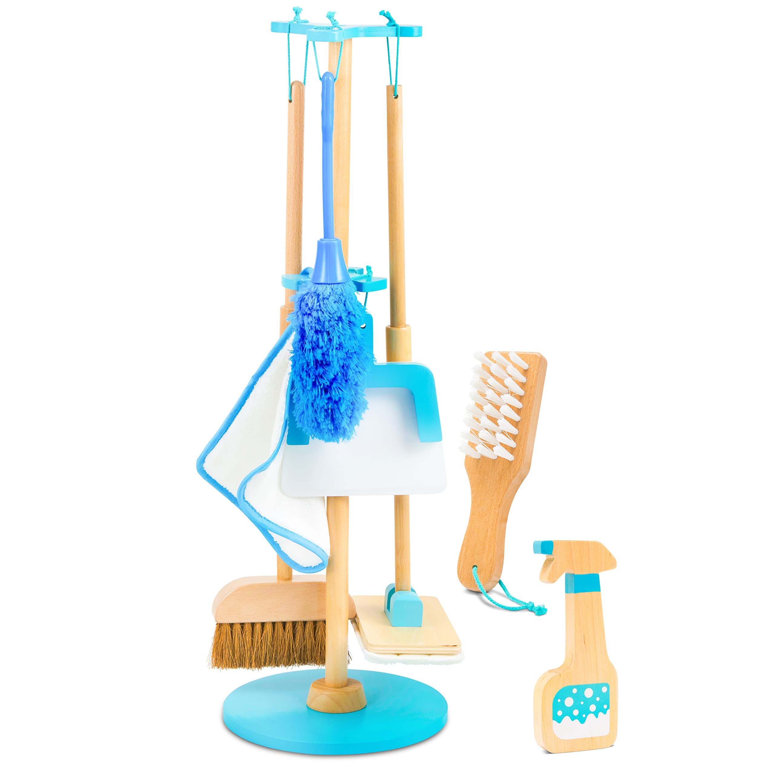Snapklik.com : DRAGON DREW Kids Cleaning Set Pretend Play 8 Piece
