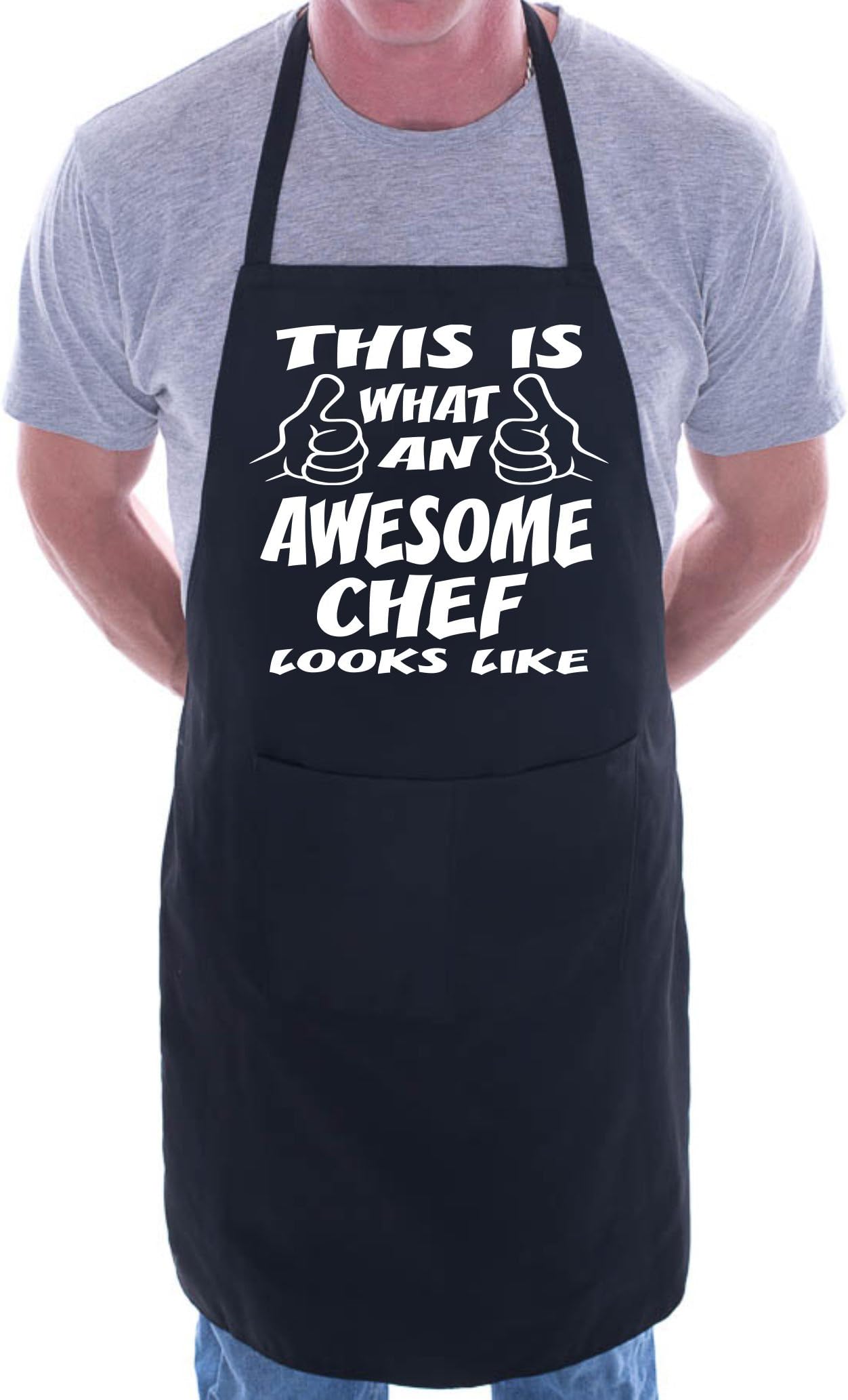 MasterChef Official Merchandise Apron with pocket (white) : Amazon.co ...