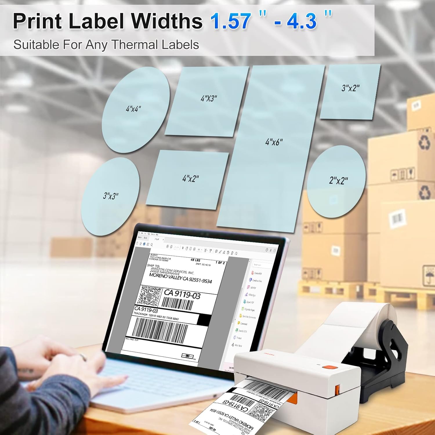 BEEPRT Wireless 4x6 Thermal Label Printer User Manual