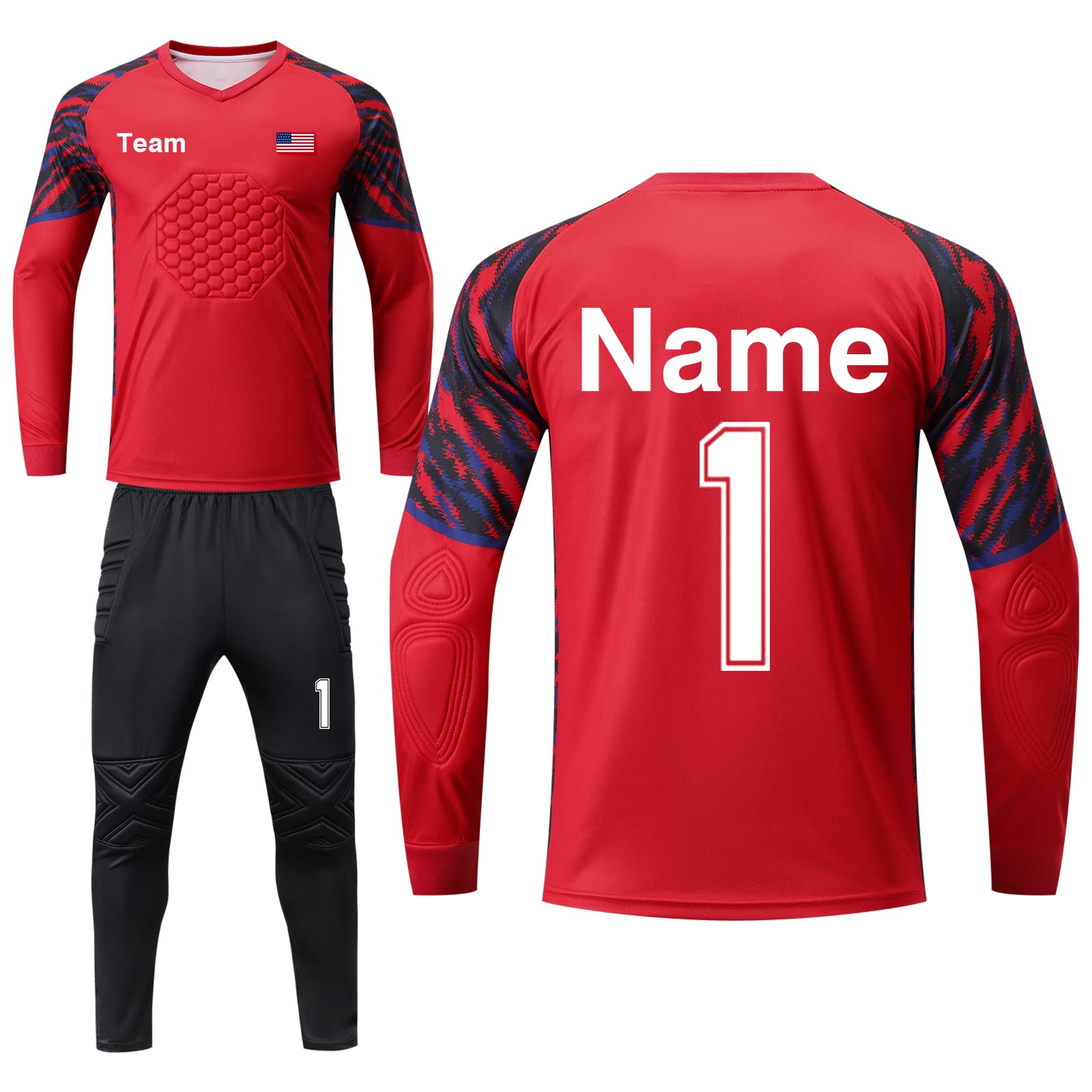 Personalized Goalkeeper Kit Custom Goalkeeper Jersey - Personalized ...