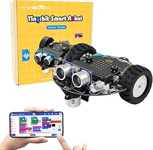 Amazon.com: Yahboom Microbit V2 Start Robotic for Kids STEM Education ...