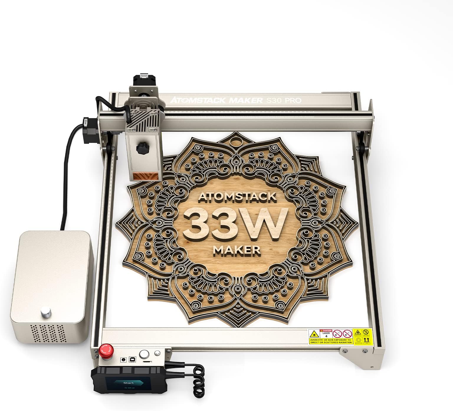 ATOMSTACK MAKER S30 PRO Graveur laser 33W, avec Système Air Assist ...