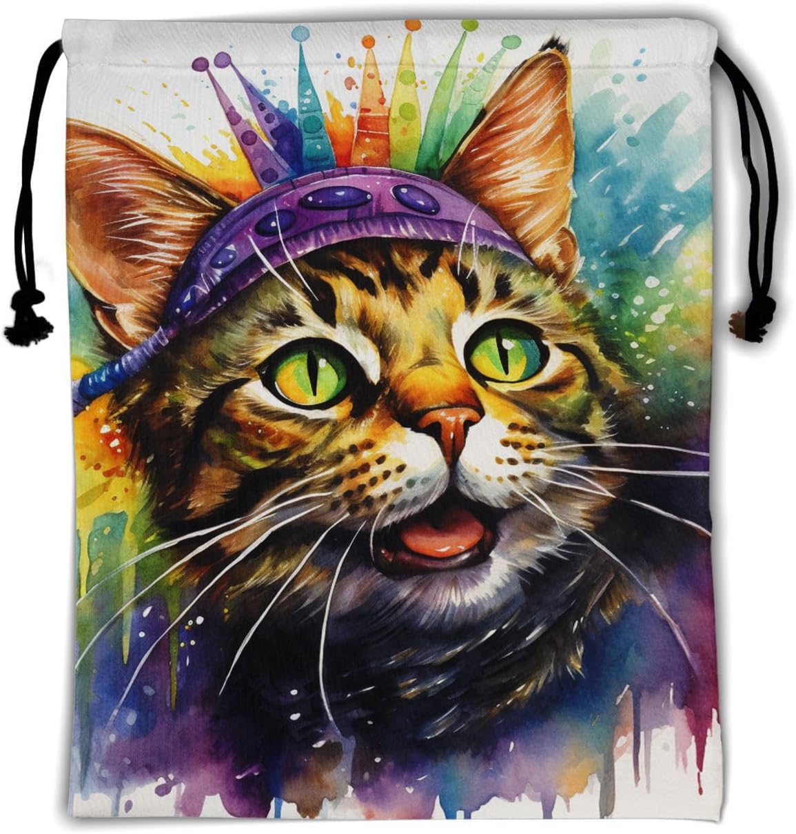 Amazon.com | Colorful Cat Gymnastics Grip Bag - Kitten Grip Bags for ...