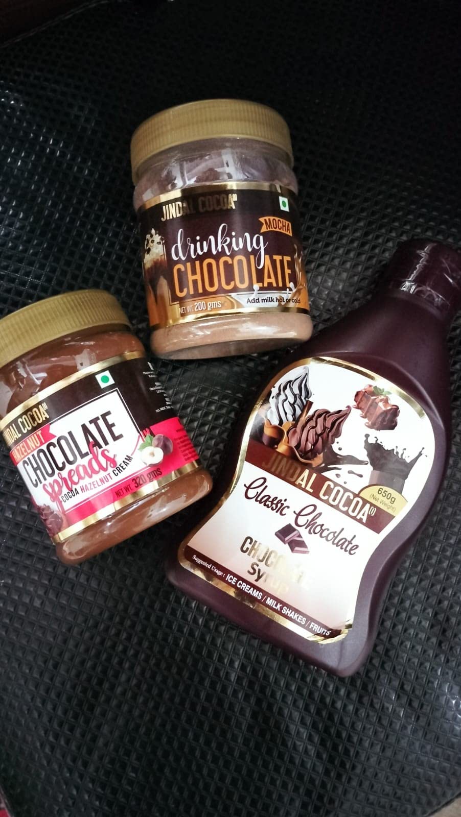 Jindal Cocoa Combo | Syrup 650g & Chocolate Hazelnut Spread 320g ...