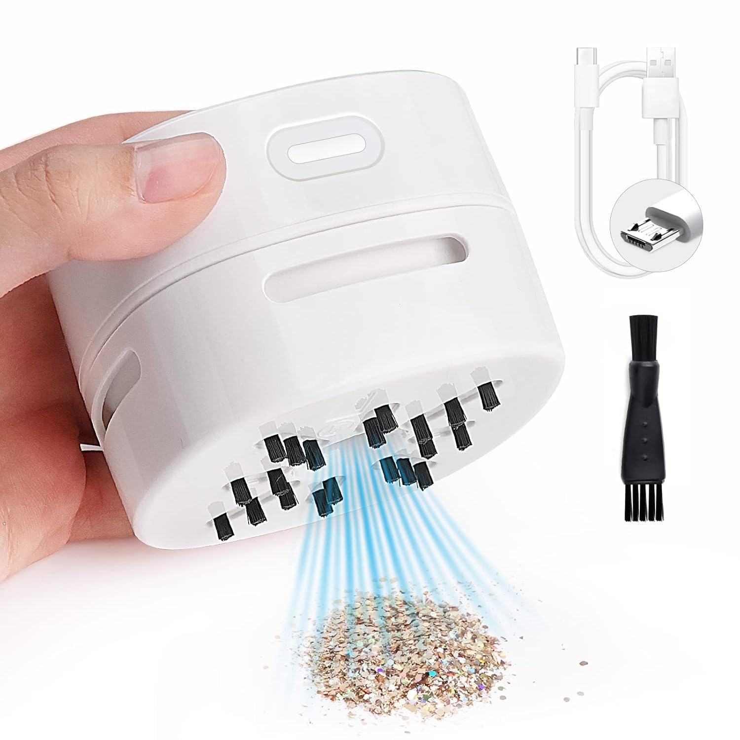 Amazon.com: SAVILAND Desktop Nail Dust Collector: Mini Desktop Vacuum ...