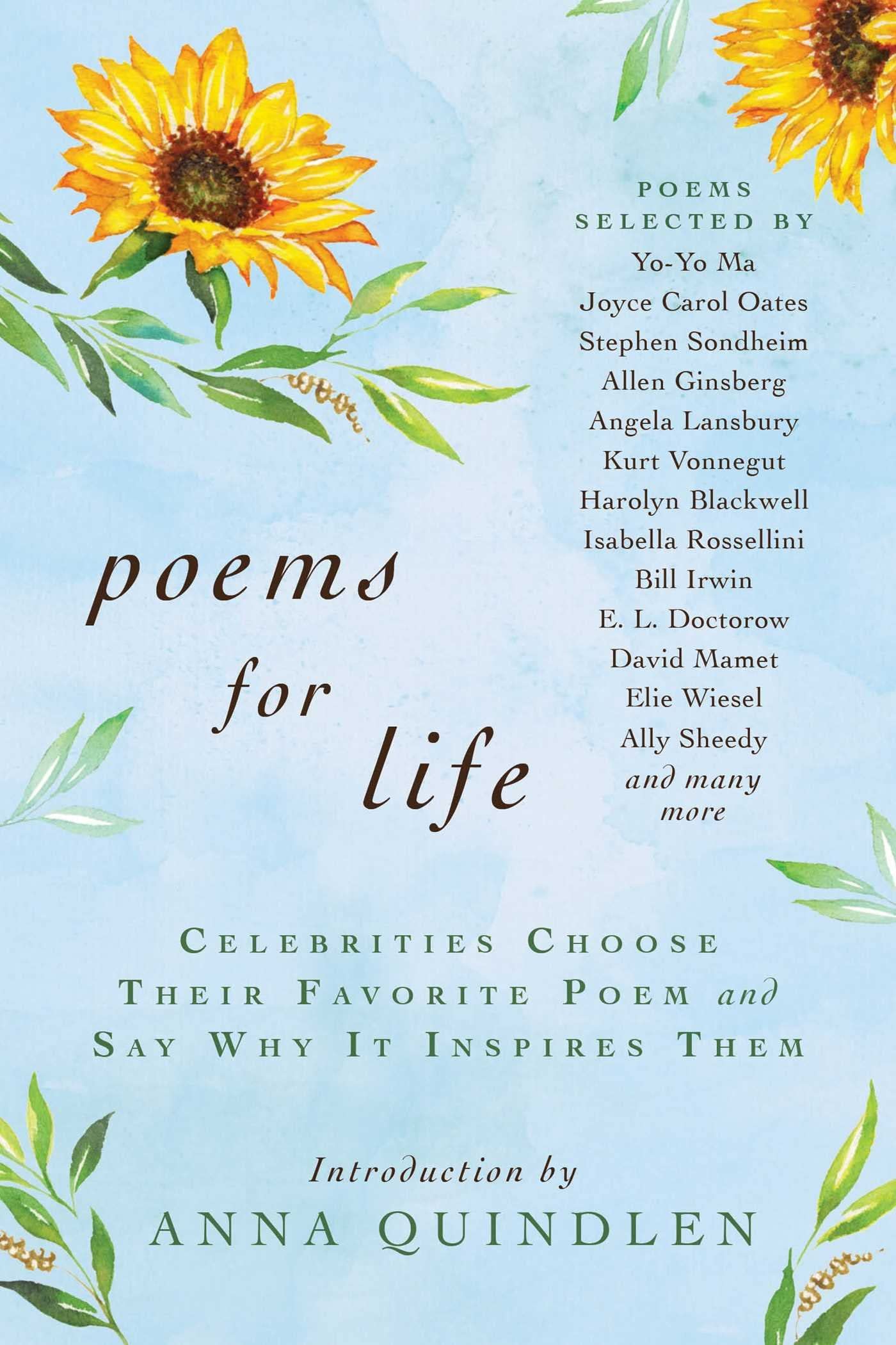 Buy Poems for Life: Celebrities Choose Their Favorite Poem and Say Why ...