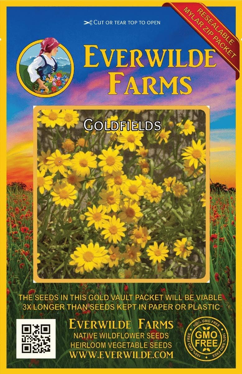 Amazon.com : Everwilde Farms - 2000 Goldfields Native Wildflower Seeds ...