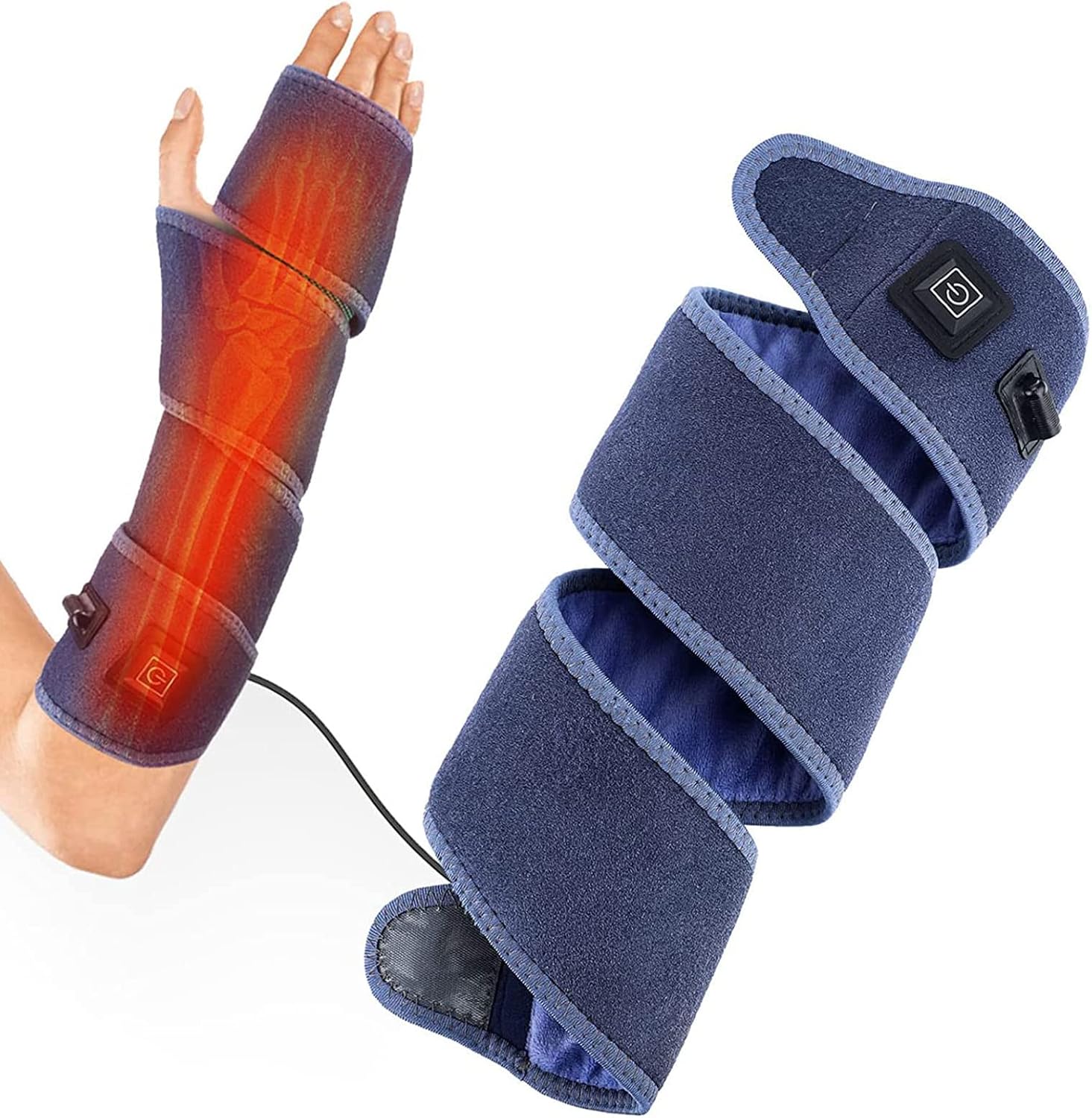 Amazon.com: oiakus Extra Long Heating Pad Wrap for Pain Relief, Heating ...