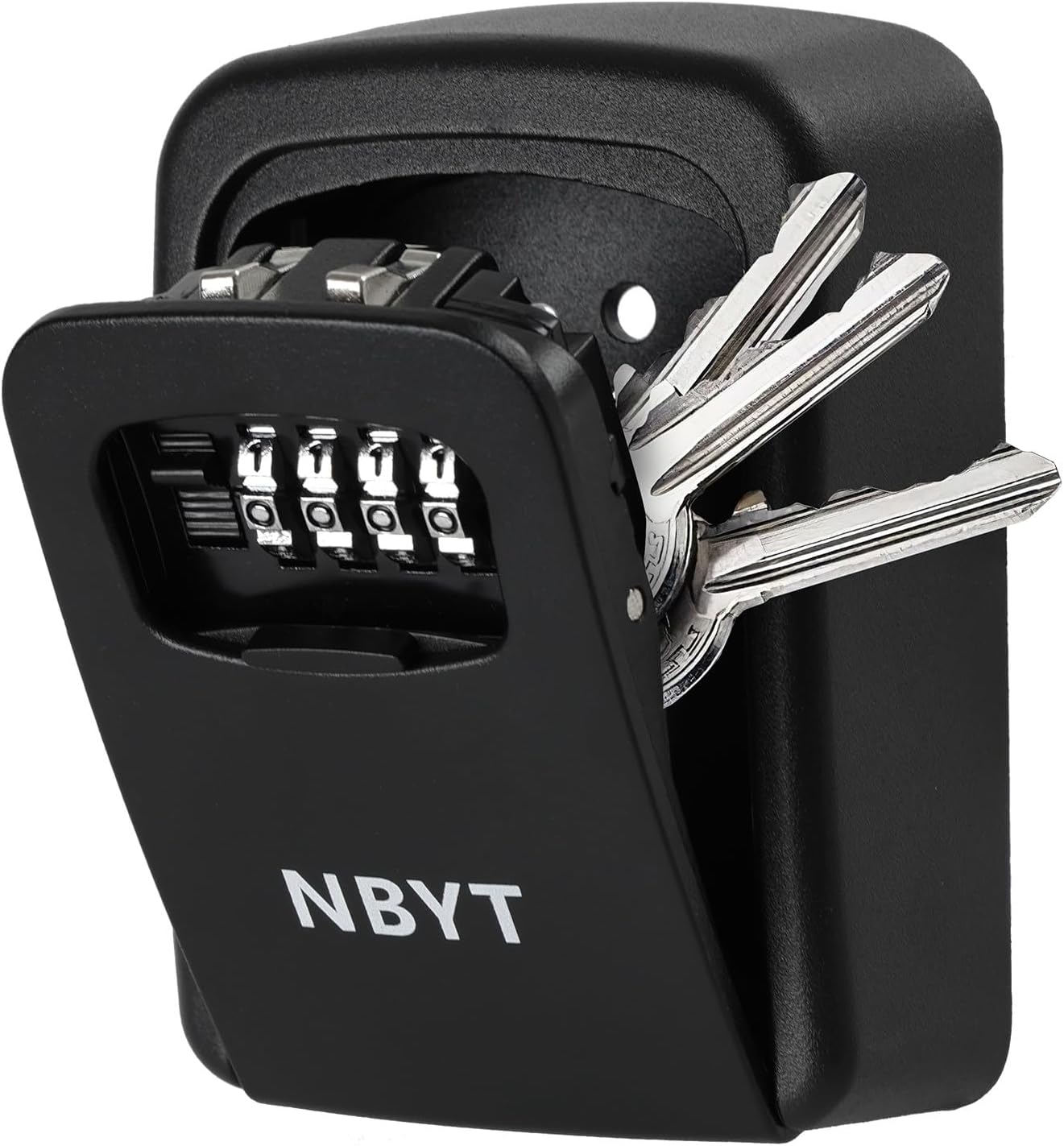NBYT Portable Combination Lock keybox, Wall Mount,For House Keys Key ...