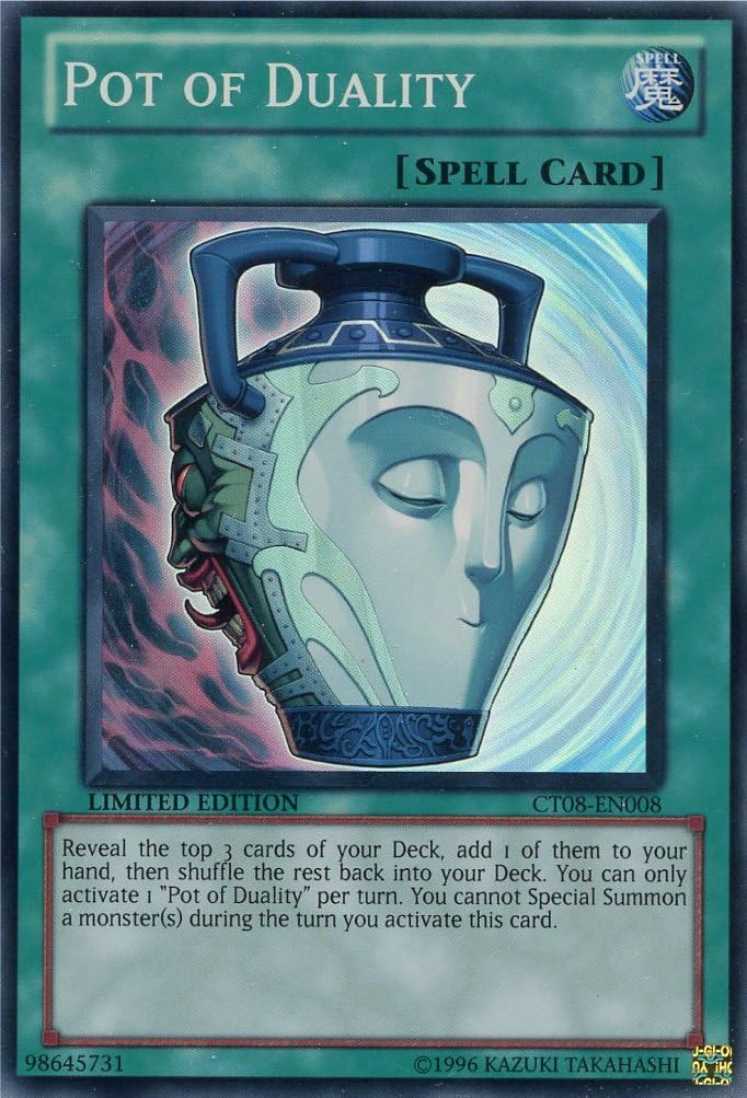 Amazon.com: Yu-Gi-Oh! - Pot of Duality (CT08-EN008) - 2011 Collectors ...