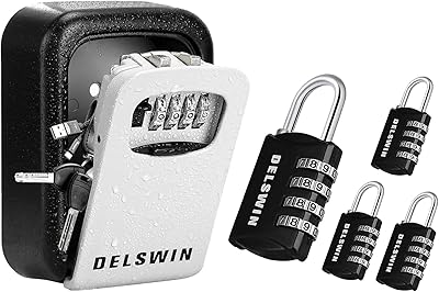 Vault Locks 4 Digit Set Your Own Combination Sliding Barrel Bolt Lock ...