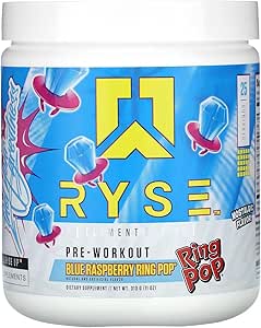 RYSE ELEMENT SERIES PRE-ENTRENAMIENTO 25 SERV SABOR BLUE RASPBERRY RING ...
