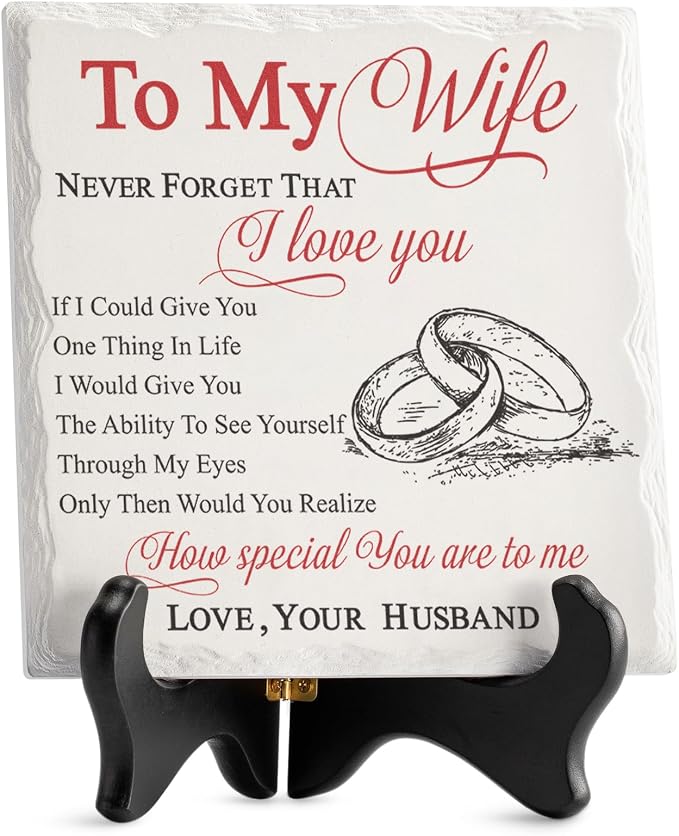 Amazon.com: LukieJac Gifts for Wife from Husband Romantic Ceramic I ...