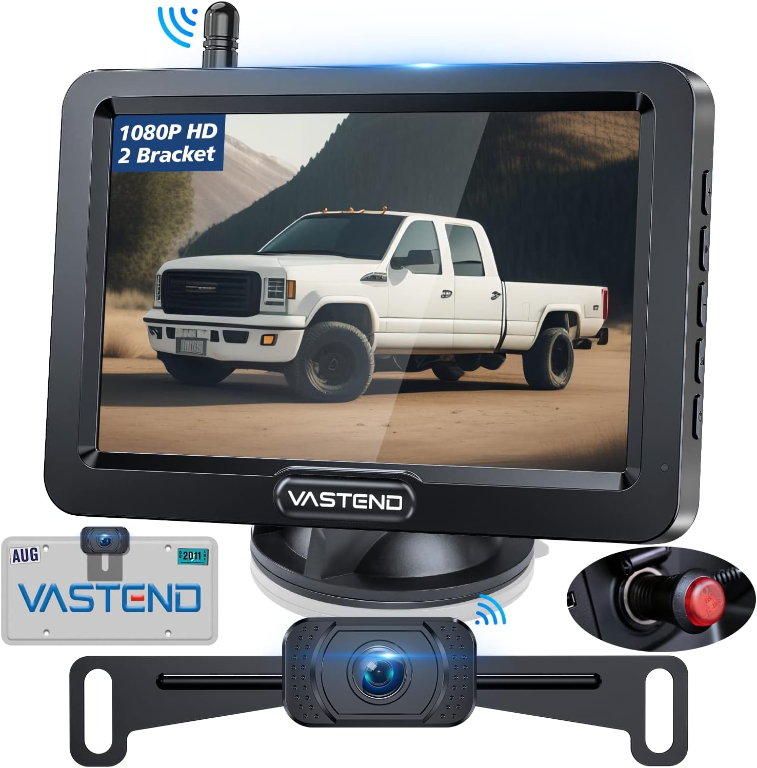 Amazon.com: Digital Wireless Backup Camera Kit, TTXSCAM HD 720P WiFi ...