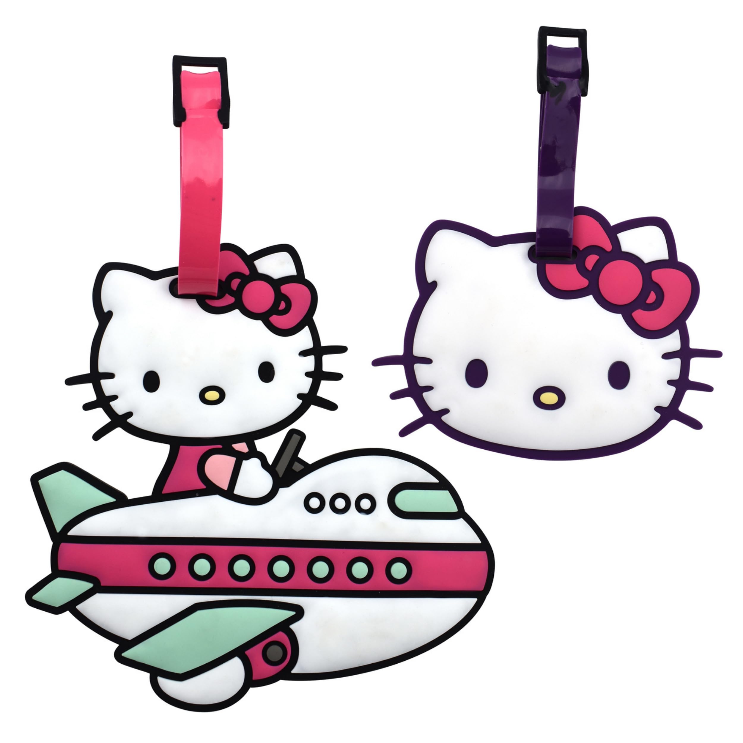 Hello Kitty Luggage Tag Set of 2, Versatile Luggage Tag, Cute Luggage ...