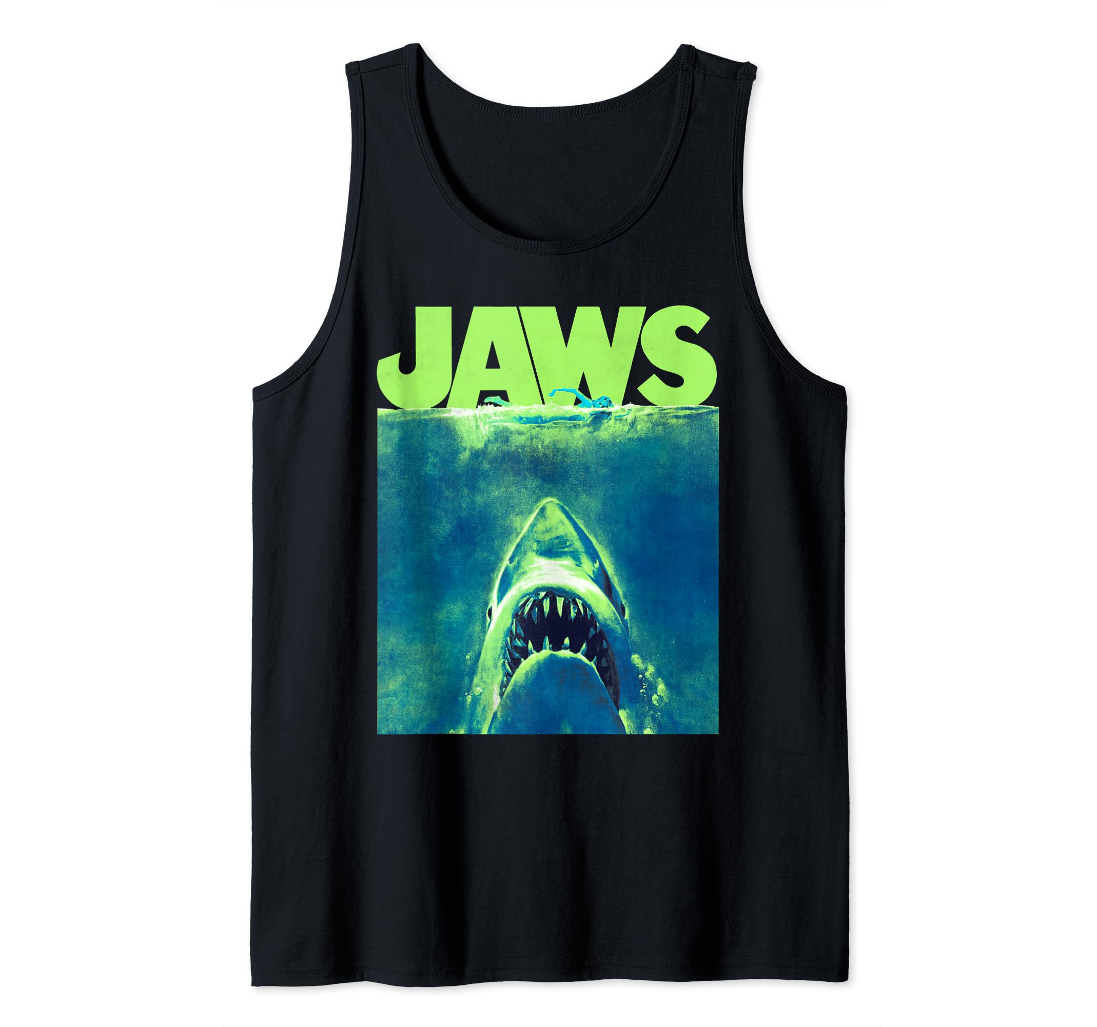 Amazon.com: Jaws Surfacing Neon Poster Logo Tank Top : Clothing, Shoes ...
