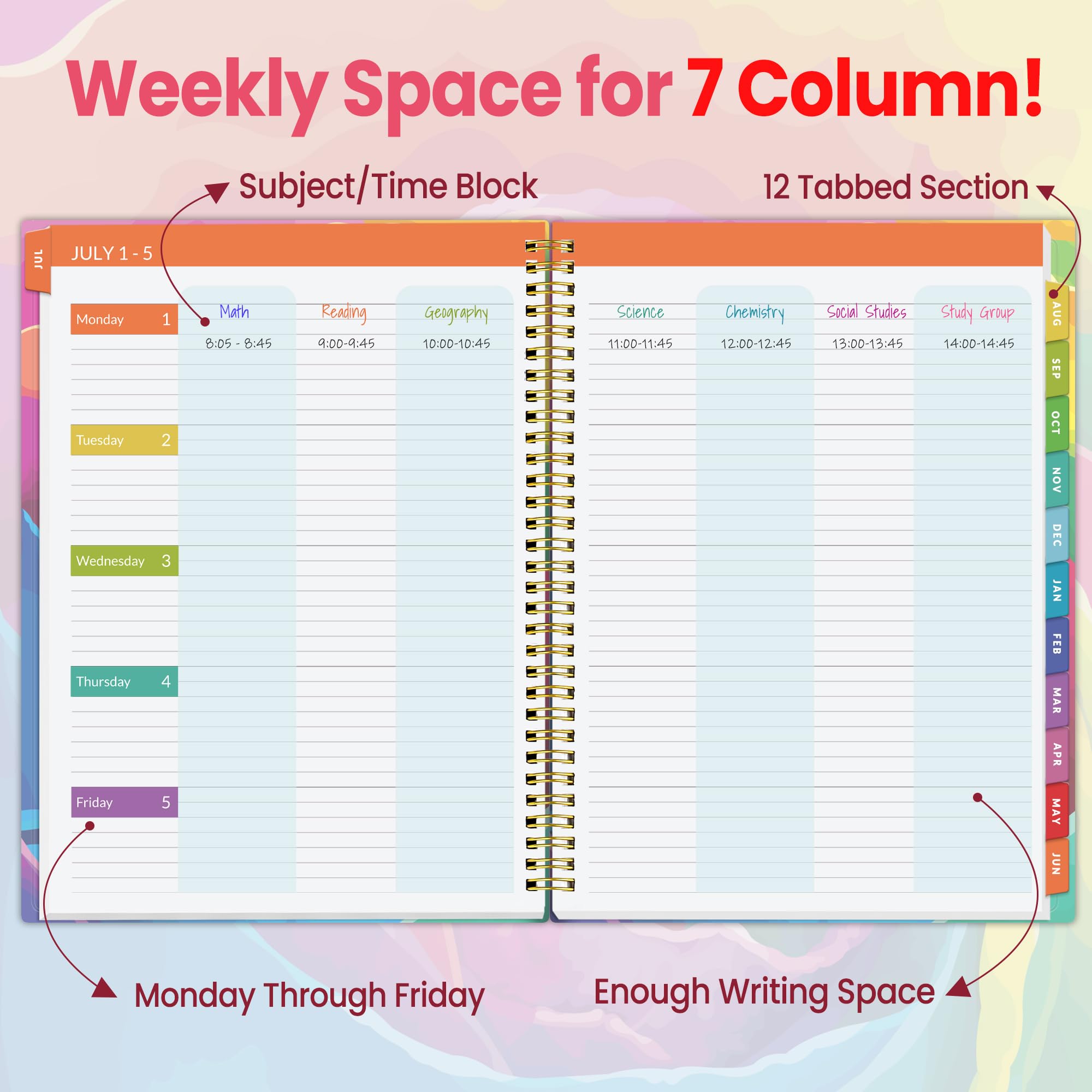 Snapklik.com : SUNEE Teacher Planner 2024-2025 Academic Year, Lite ...