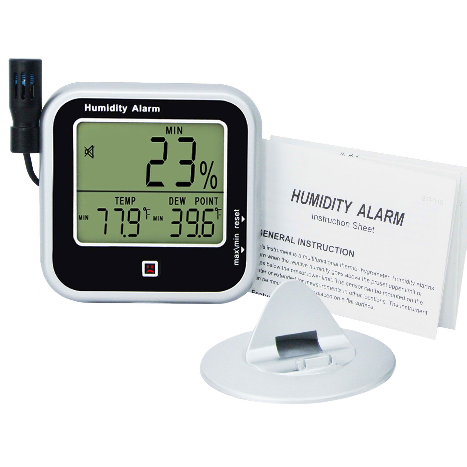 Buy Digital Indoor or Outdoor Hygrometer and Thermometer Thermo ...