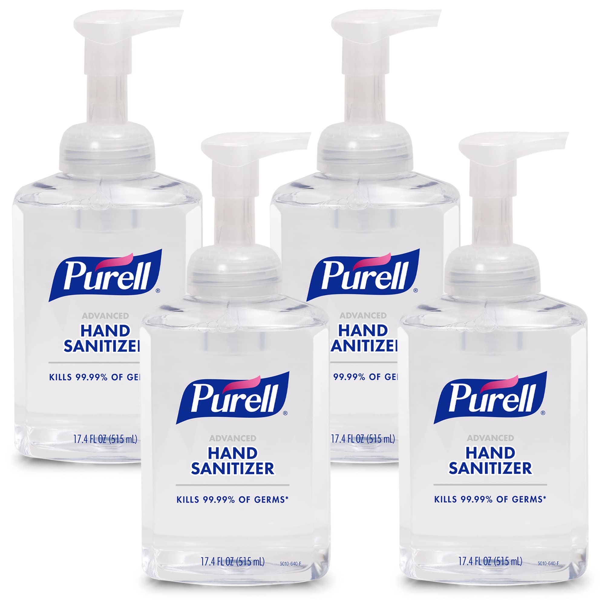 Amazon.com: Purell Advanced Hand Sanitizer Foam, Clean Scent, 17.4 fl ...
