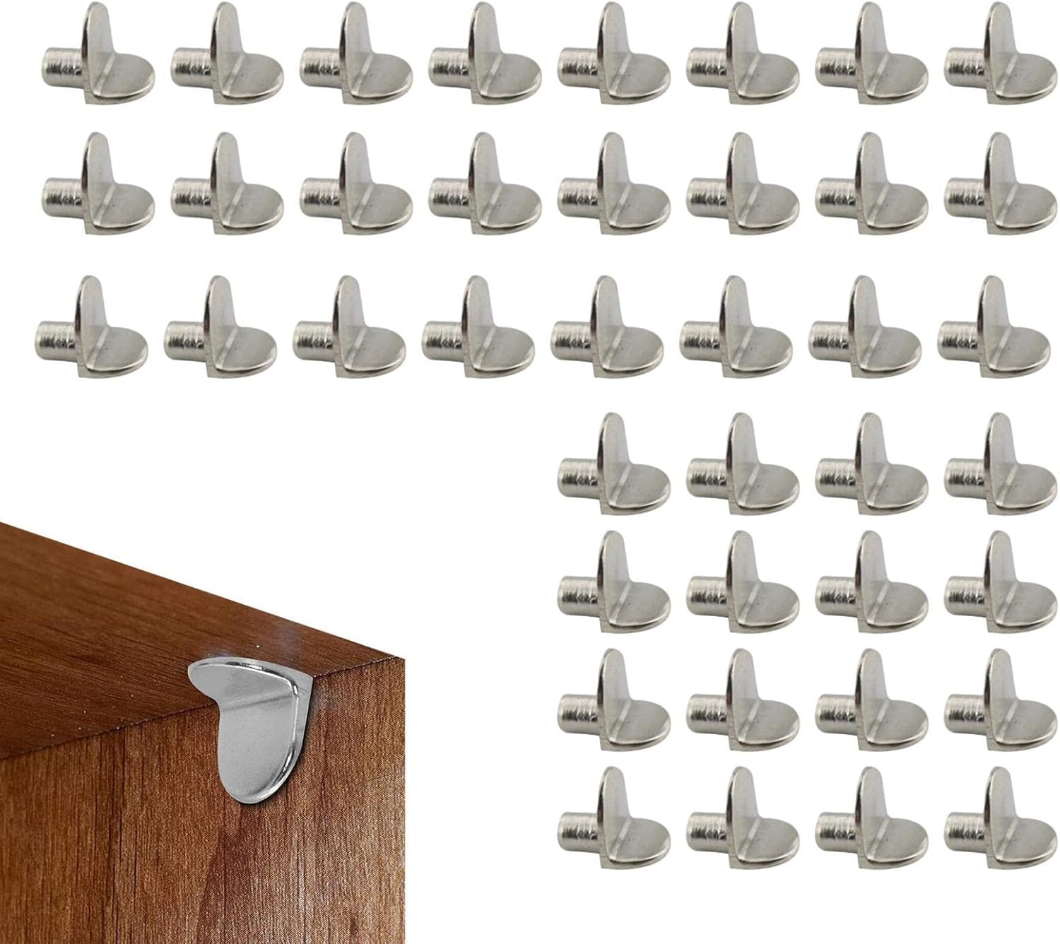 Amazon.co.jp: Shelf Pins - 40 Pieces Closet Bookshelf Shelf Bracket ...