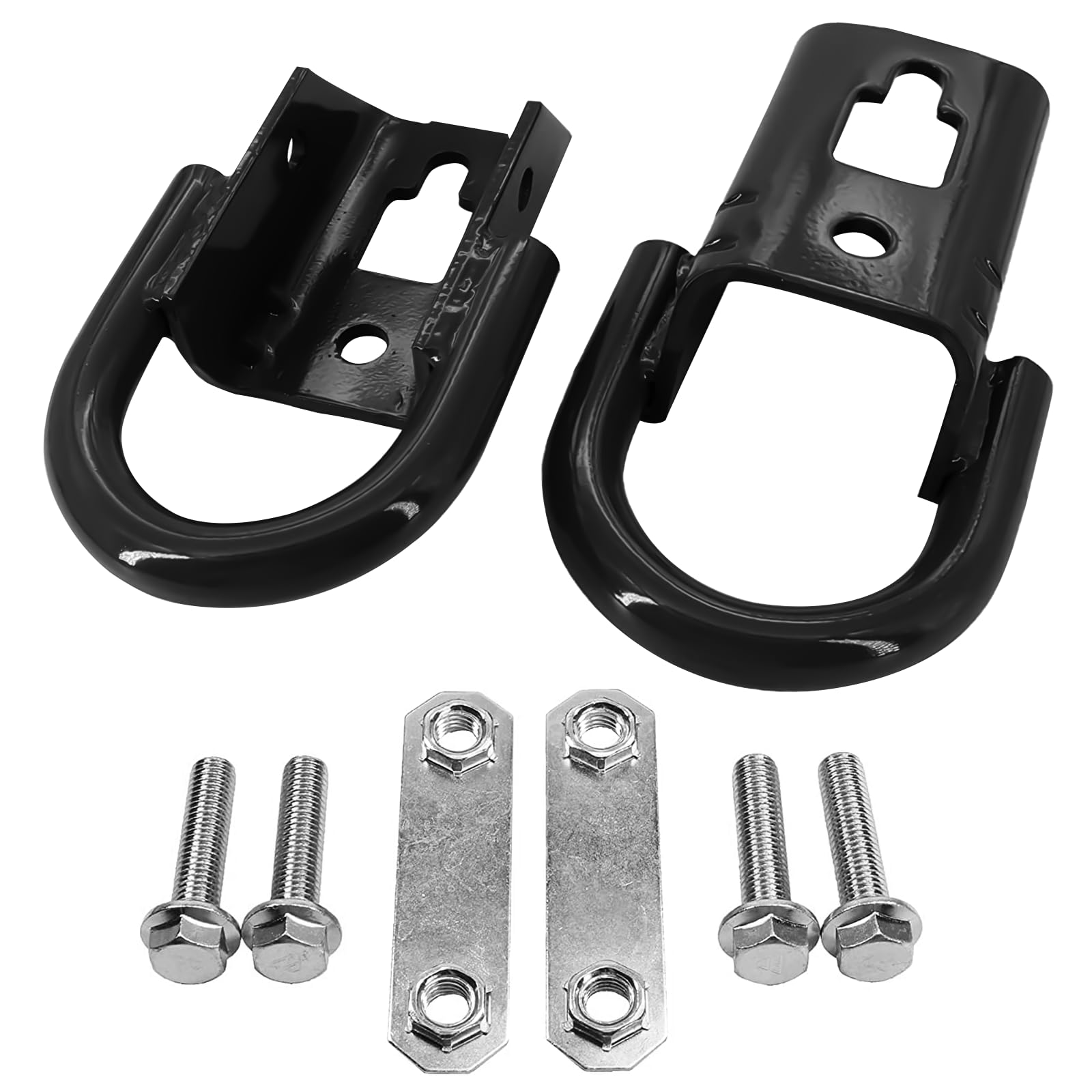 Amazon.com: BOMLING Front Bumper Tow Hook, Right Left Heavy Duty D-Ring ...