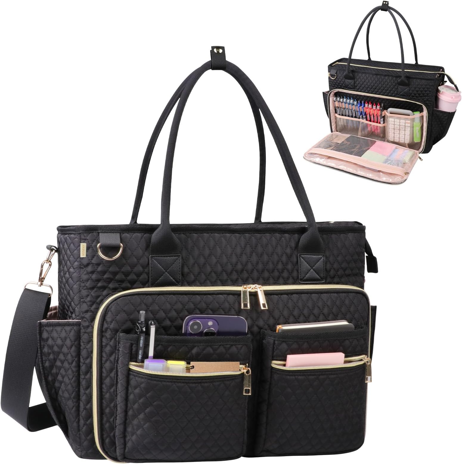 Amazon.com: LOVEVOOK Tote Bag For Women,Laptop Work Totes Bags For ...