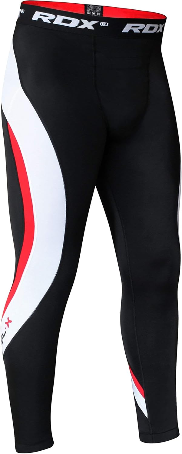 RDX Pantalon de compression thermique MMA pour entraînement de boxe ...