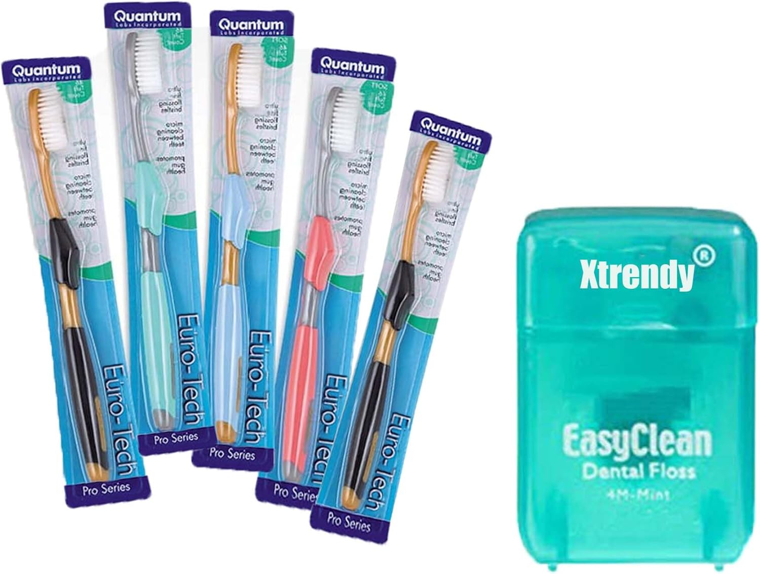 Amazon.com: Euro-Tech Extra Soft Toothbrush, Soft Ultra Fine Feathered ...