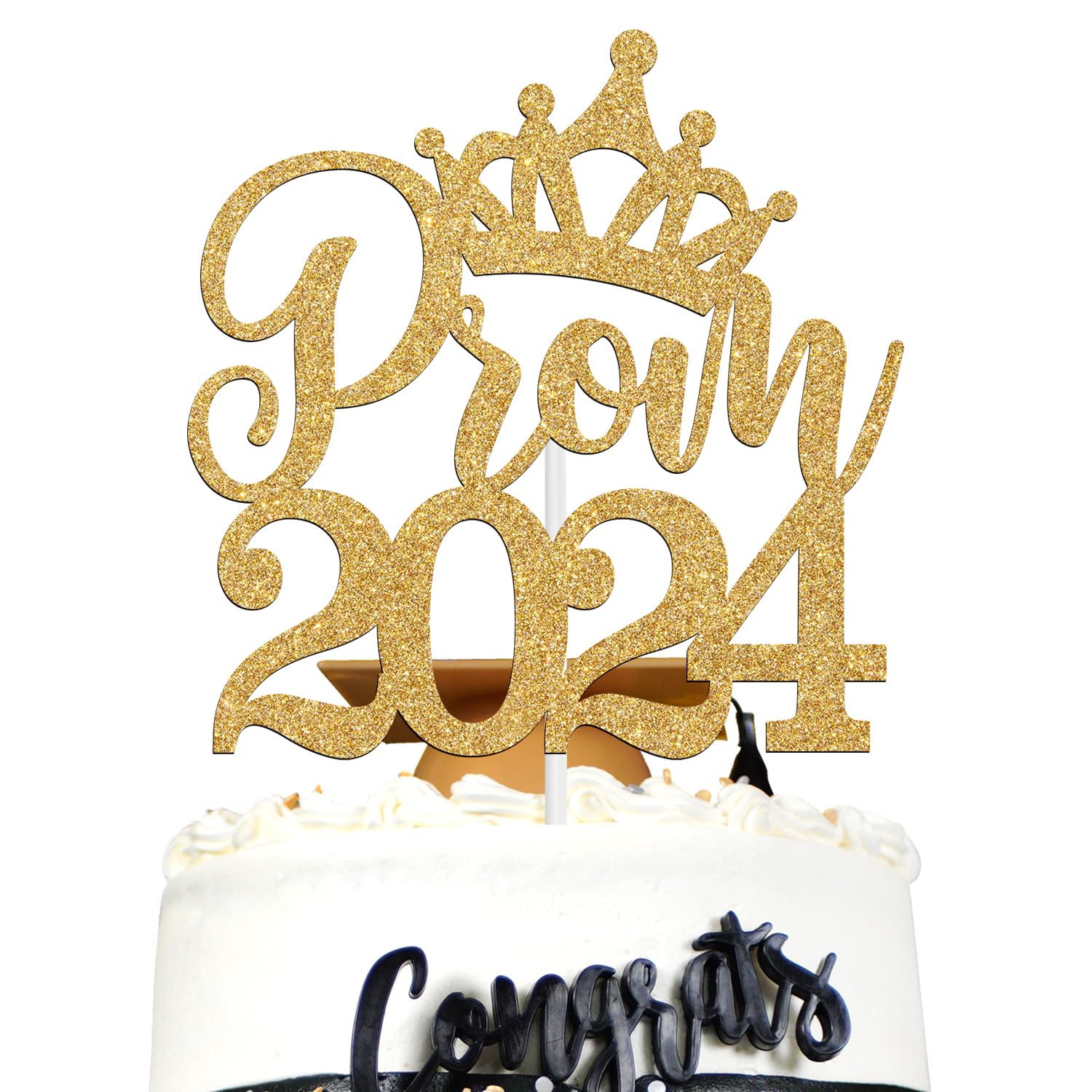 Amazon.com: Prom 2024 Cake Topper, Prom Night Cake Decor, Class of 2024 ...