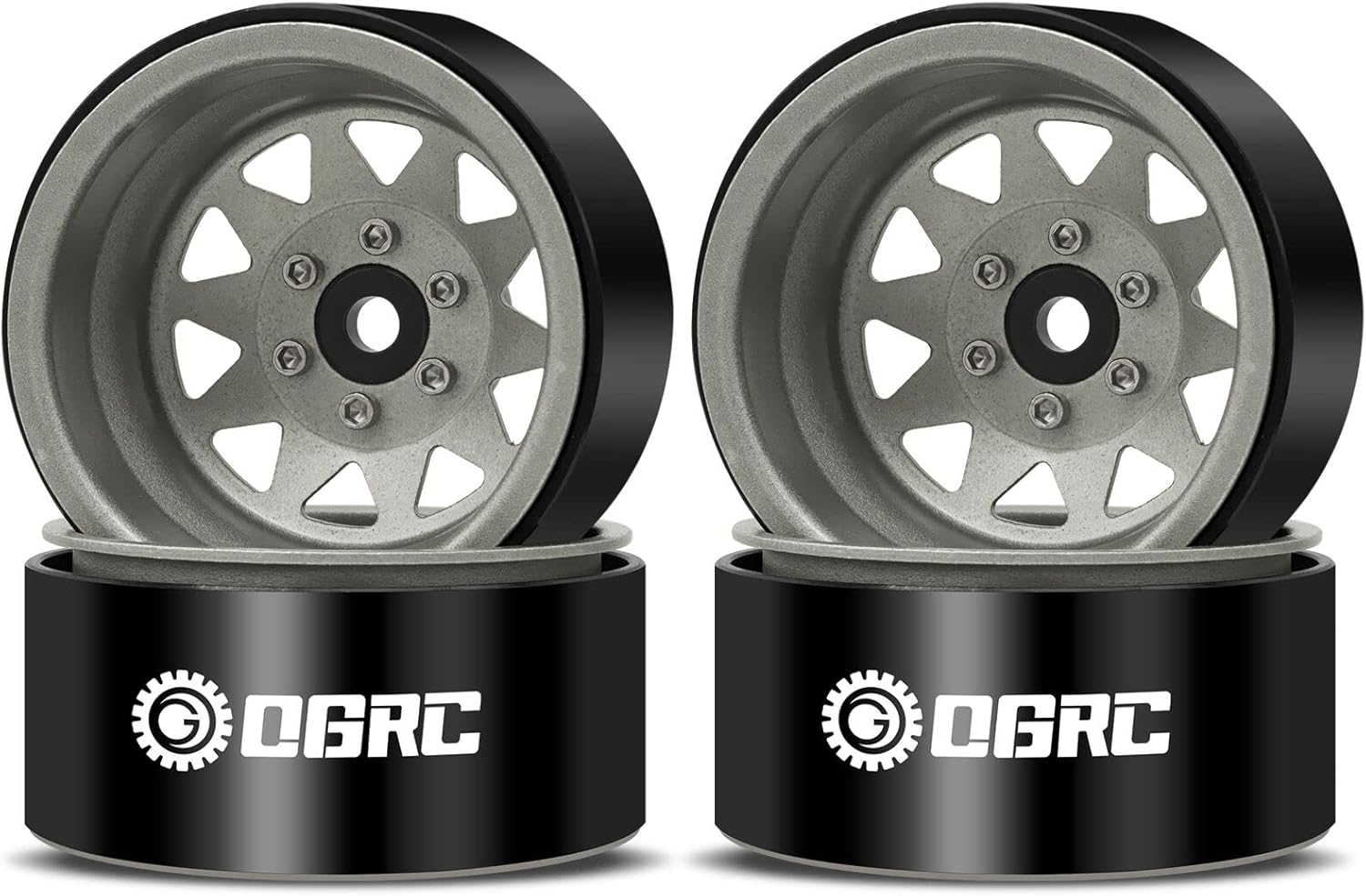 Amazon.com: OGRC 4PCS Aluminum 1.9 Inch Beadlock Wheels Negative Offset ...