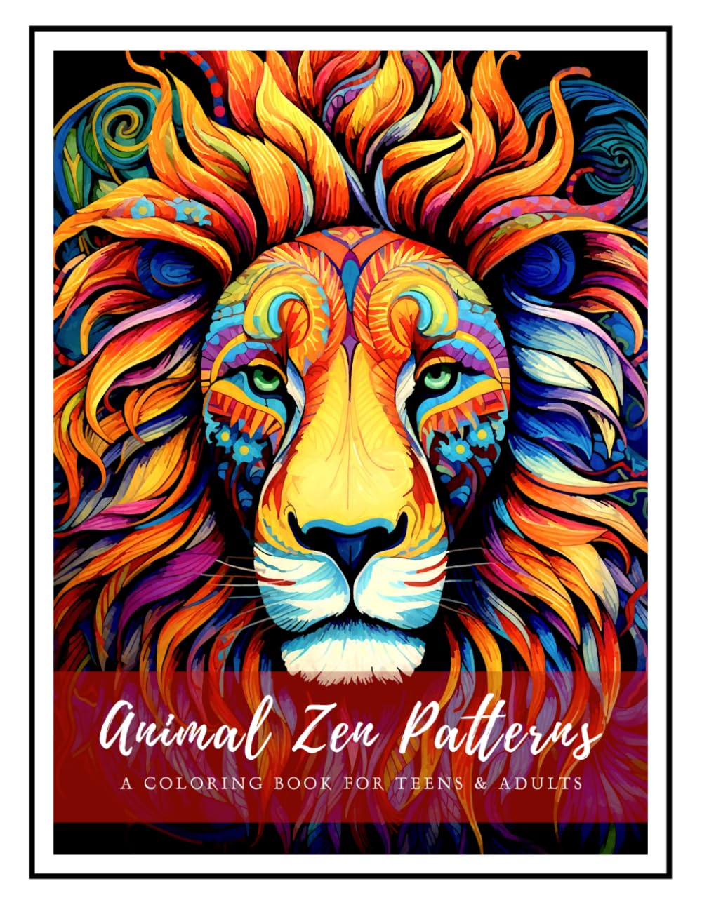 Amazon.com: Animal Zen Patterns: A Coloring Book for Teens & Adults ...