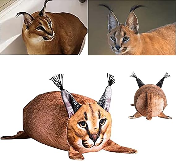 HKYMBM Floppa Plush, Plush Toy, Big Floppa Cartoon Cat Plushie, Levanta ...