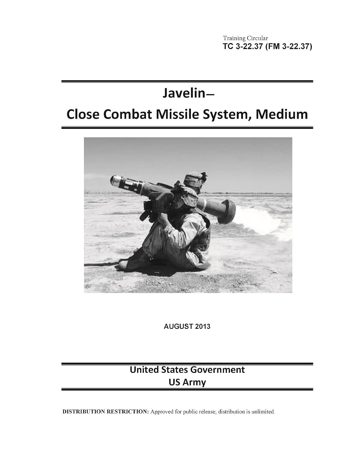 Amazon.com: Training Circular TC 3-22.37 (FM 3-22.37) Javelin – Close ...