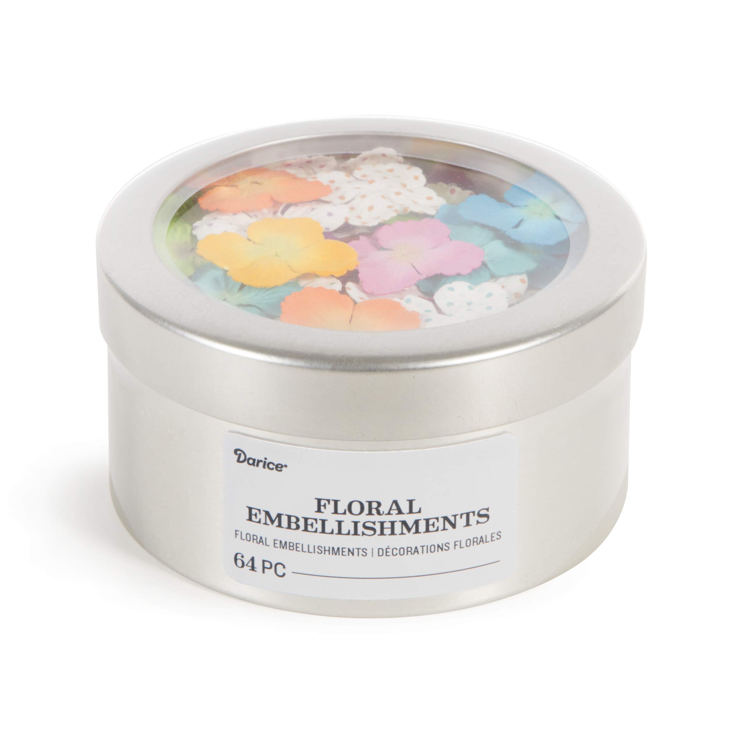 Amazon.com: Darice Assorted Styles, Calypso Floral Embellishments: 2 ...