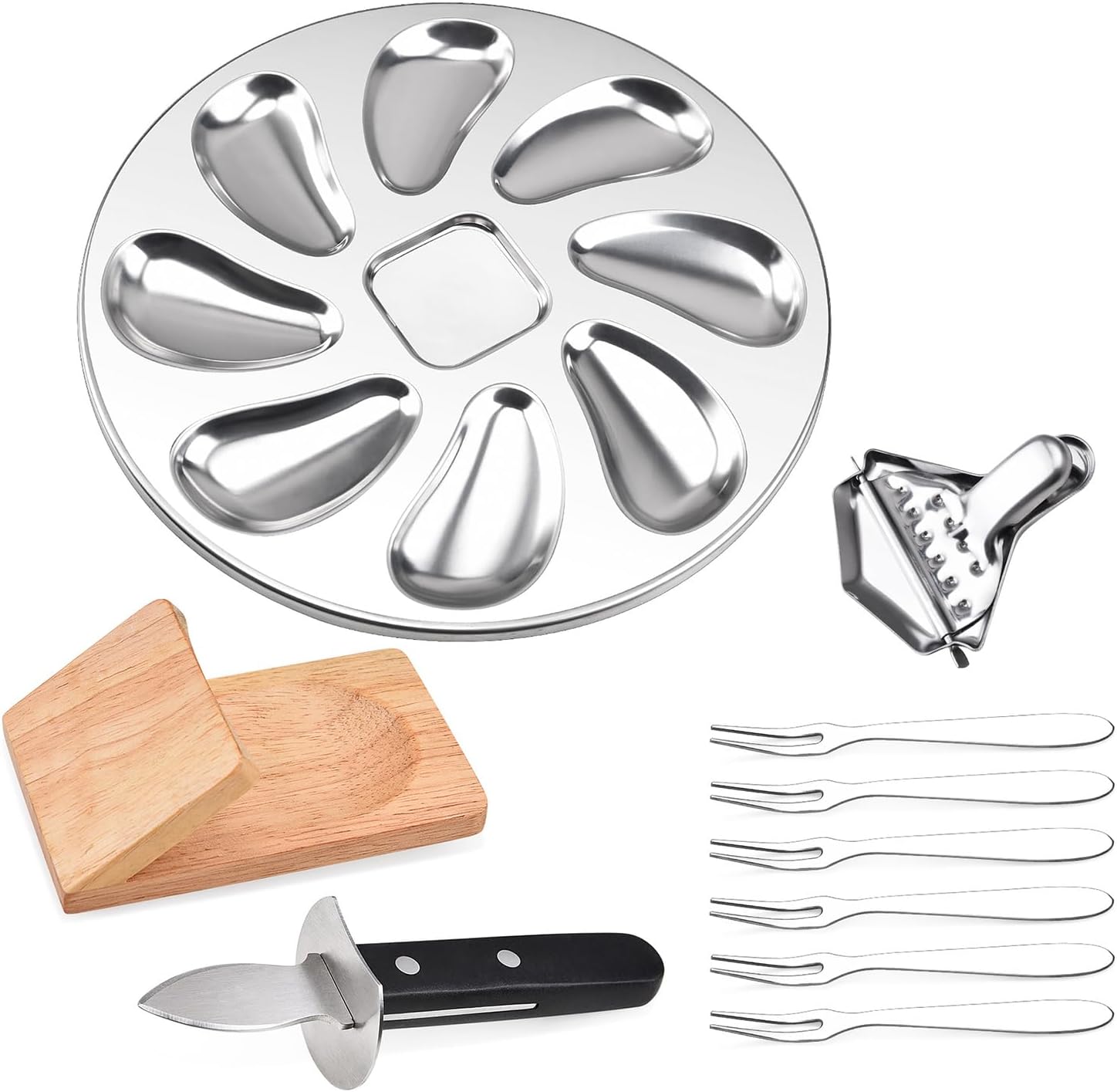 Amazon.com: Oyster Shucking Tool Kit, Oyster Shucking Knife, Oyster ...