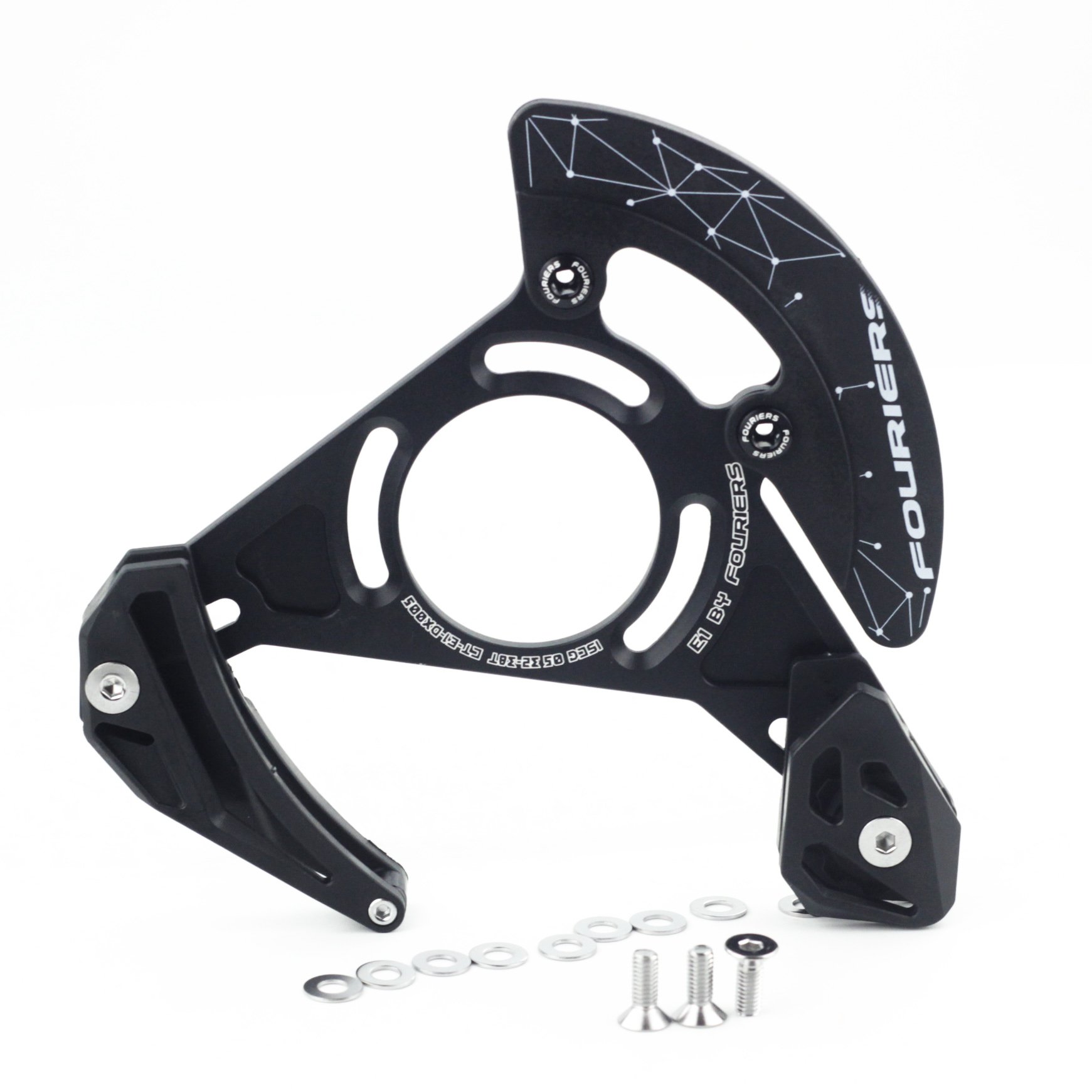 Fouriers MTB Enduro Downhill Chain Guide Bash Guard Retention Device 32 ...
