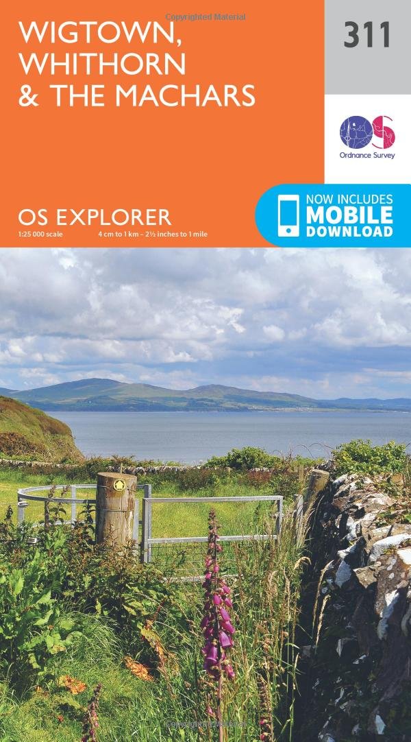 Wigtown, Whithorn & The Machars Map | Burrow Head | Ordnance Survey ...