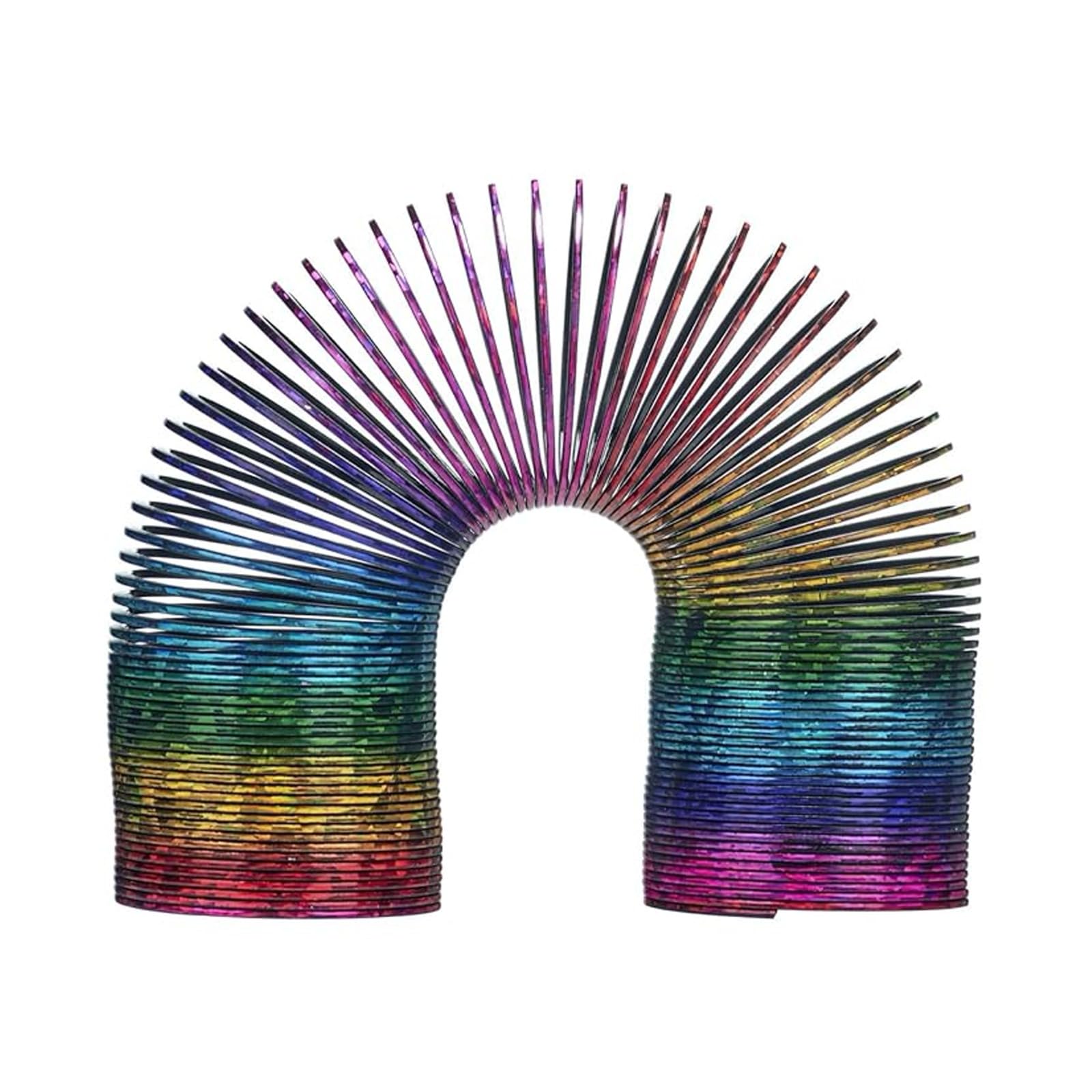 PEBBLE HUG Large Rainbow Slinky Spring, Stress-Reliever, Stretches ...