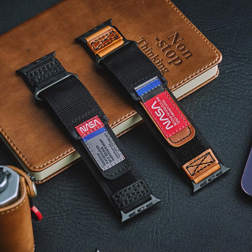 Snapklik.com : Made For Apple Watch Band, NASA Licensed Rugged Nylon ...
