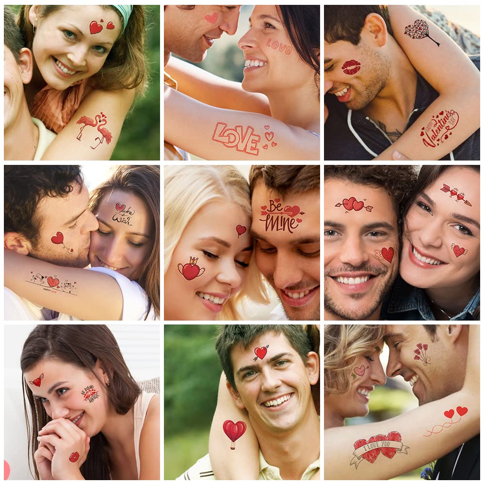 20 hojas de calcomanías de corazón de amor calcomanías decorativas de ...