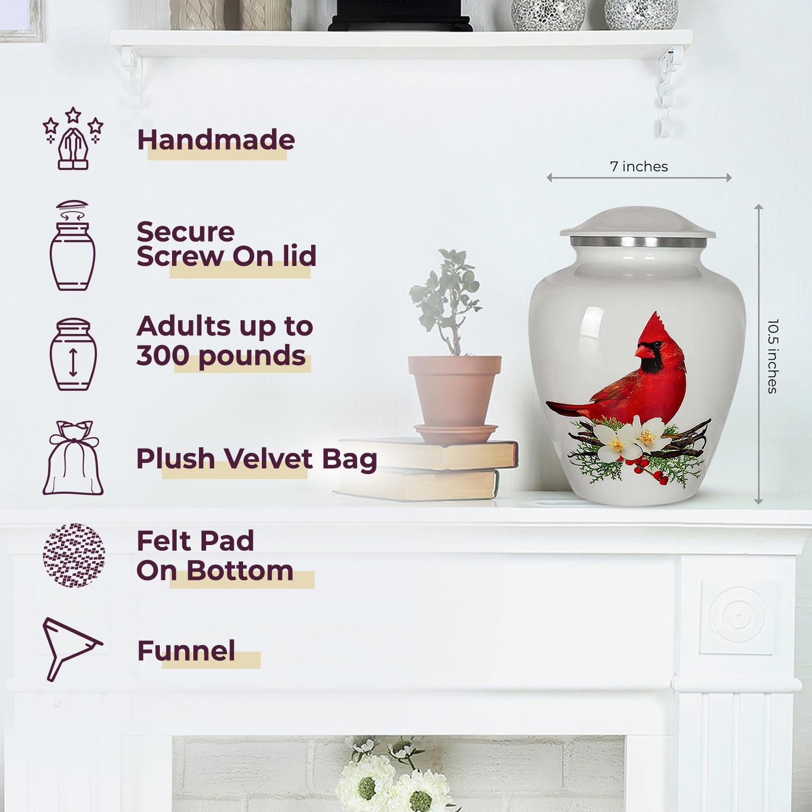 Snapklik.com : Trupoint Memorials Cremation Urns For Human Ashes