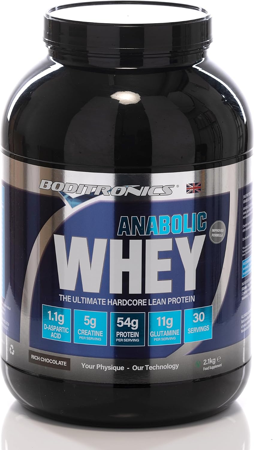 Boditronics Anabolic Whey Ultimate Muscle Building Whey Protein Powder ...