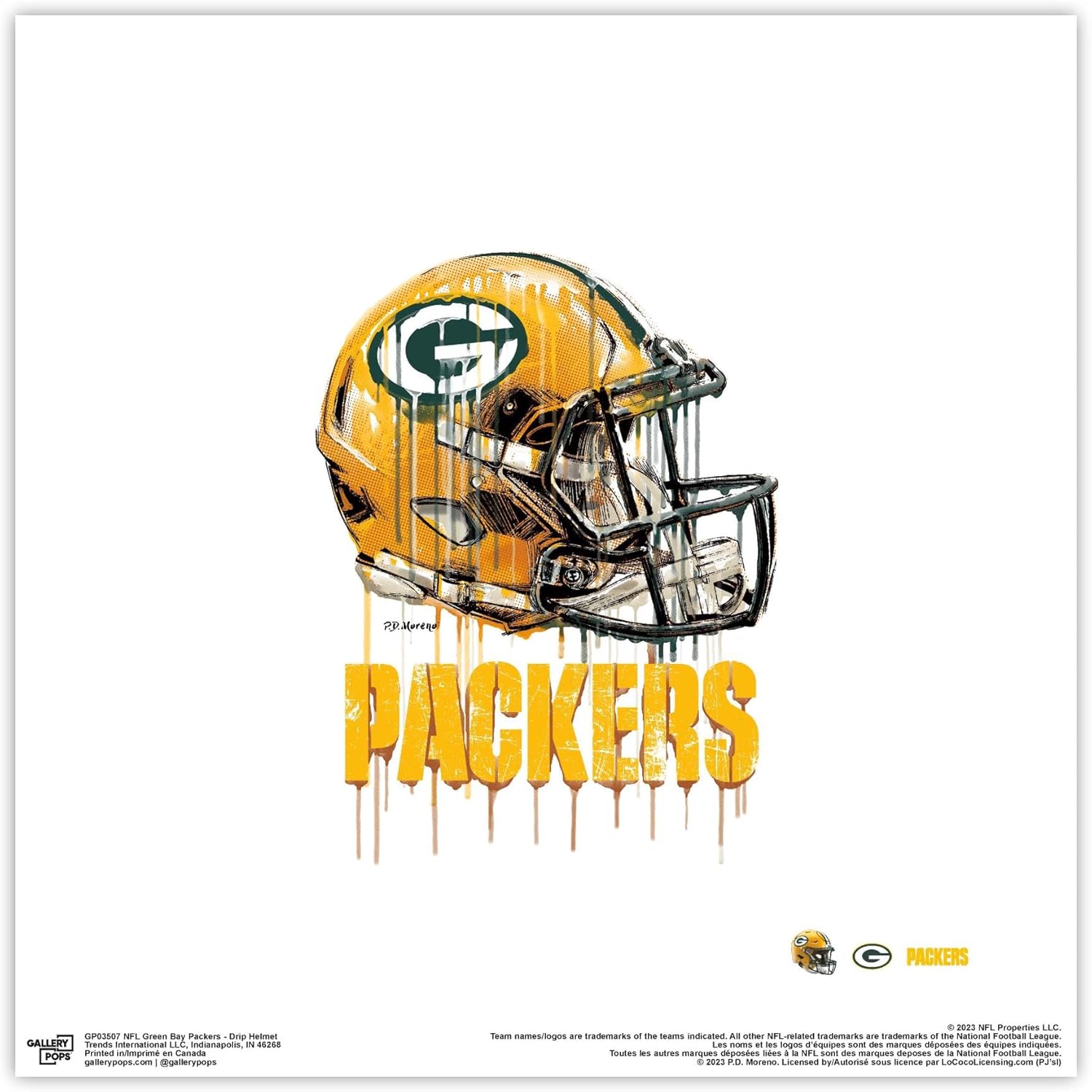 Amazon.com: Trends International Gallery Pops NFL Green Bay Packers ...
