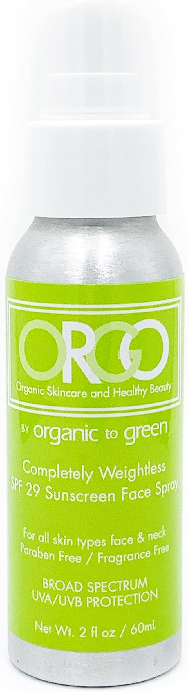 Amazon.com: Organic To Green Completely Weightless Face Sunscreen Spray ...